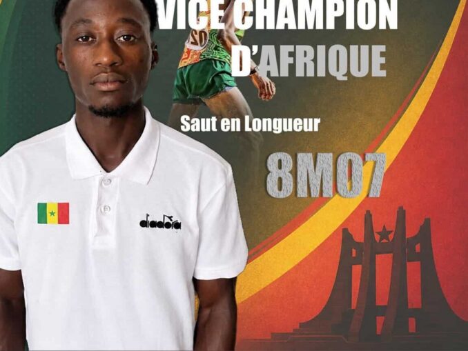 Championnats d’Afrique Accra 2026 – Amath Faye médaillé de bronze (saut ...